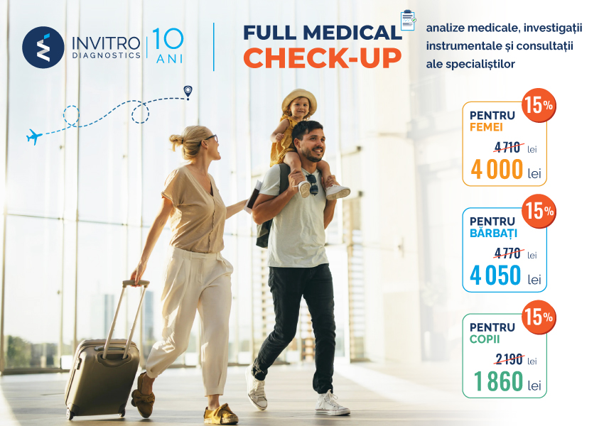 Full medical check-up - cu noi le reușești pe toate!